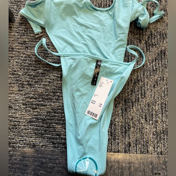 Urban Outfitters | Swim | Nwt M Blue Swim Suit Piece Monokini Bikini ...